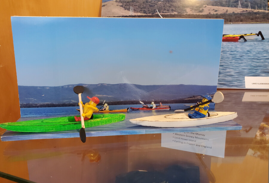 Promotional Display at Thirroul Library - Illawarra Ramblers